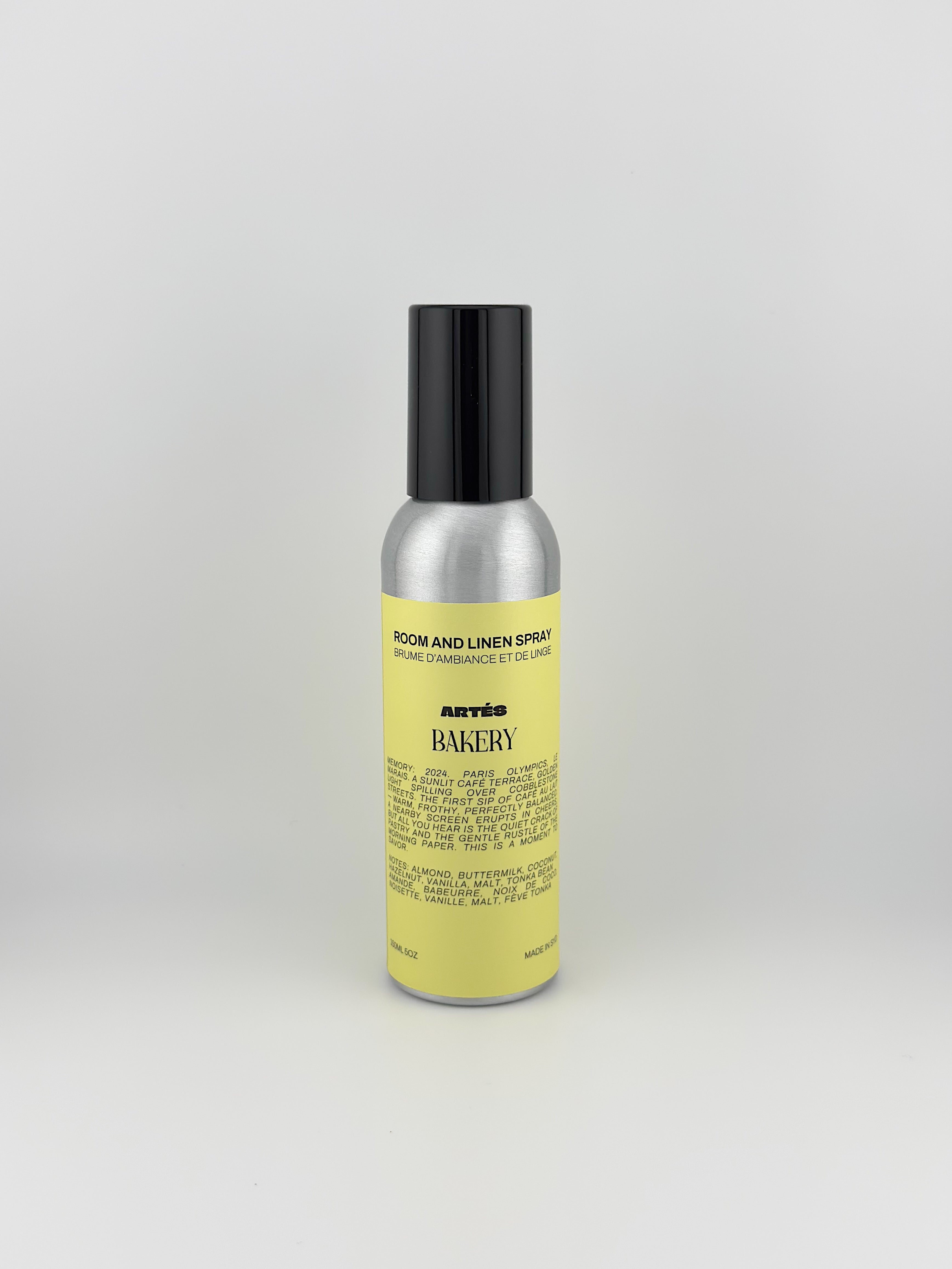 BAKERY Room & Linen Spray | Instant Butter Croissant Scent | ARTES